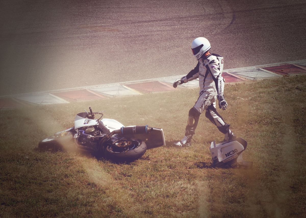 'Falling down' Poster, picture, metal print, paint by DerPatty | Displate