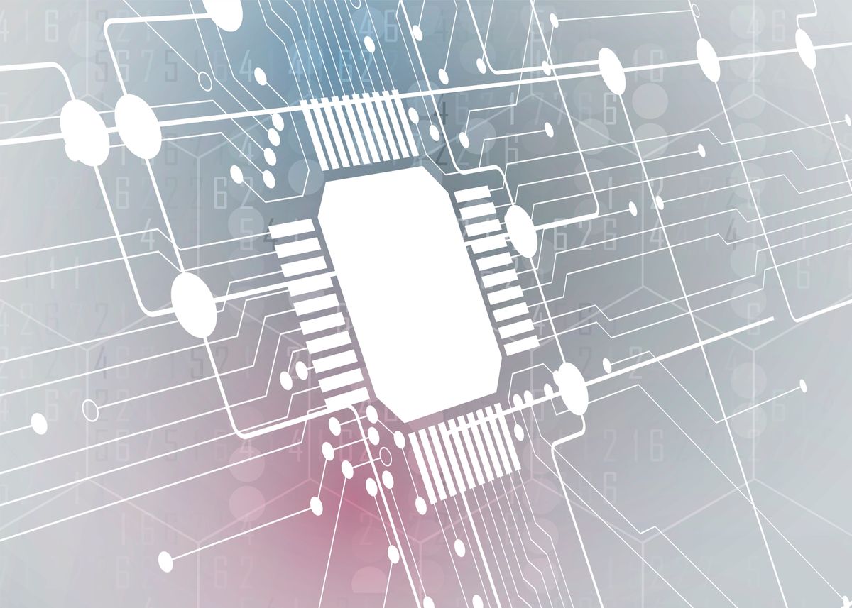 'abstract technology' Poster by Vs 1489 | Displate