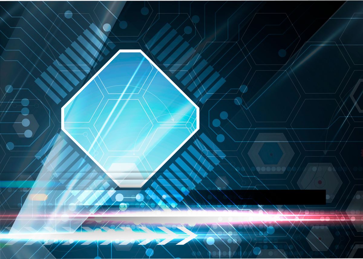 'circuit technology' Poster by Vs 1489 | Displate