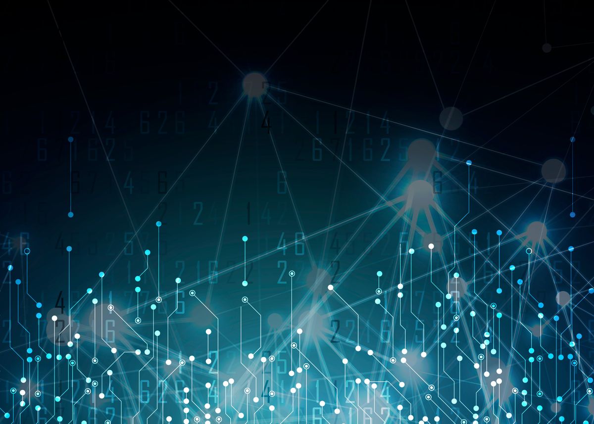 'circuit technology' Poster by Vs 1489 | Displate