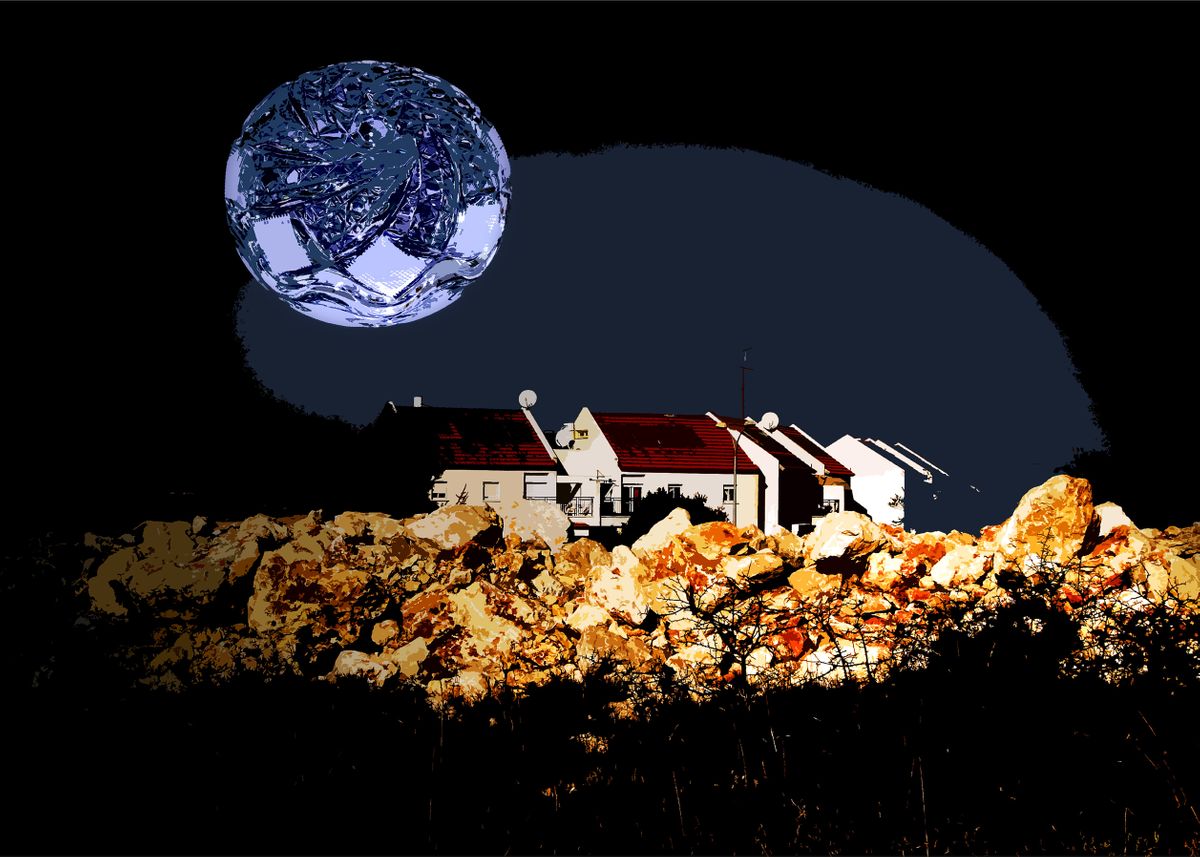 'crystal night' Poster, picture, metal print, paint by Vladimir Vitkov ...