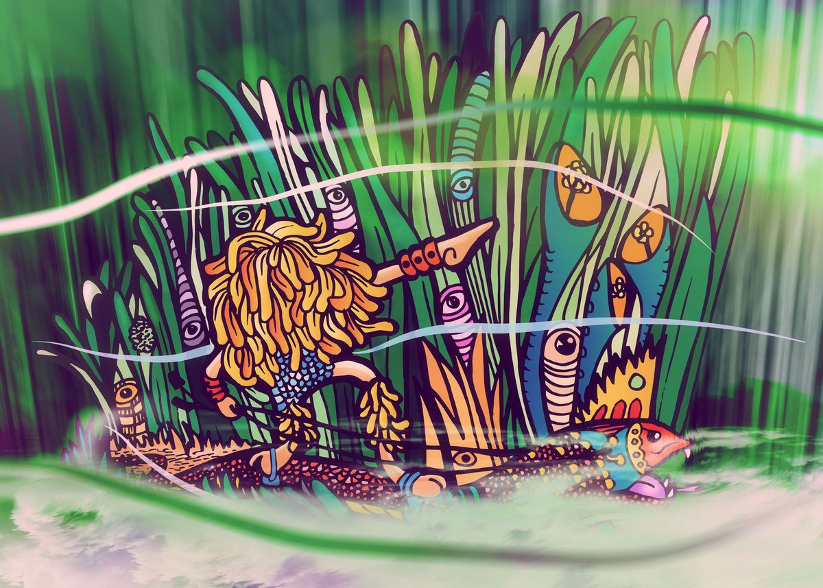 'Snake Rider War' Poster by Krisma Yusafet | Displate