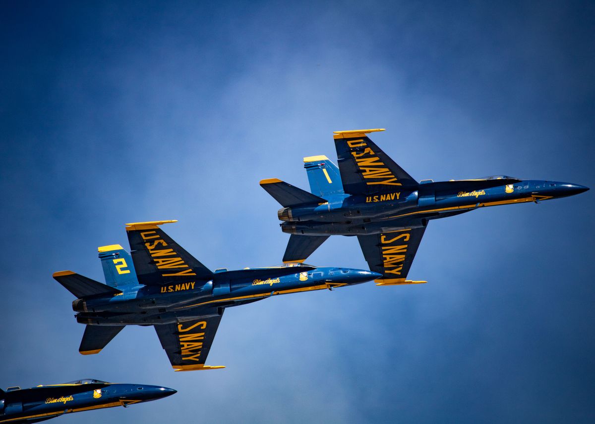 'Blue Angels' Poster, picture, metal print, paint by David Saavedra ...