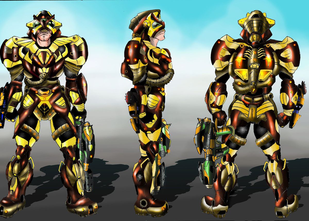 'HALLOW EARTH project' Poster, picture, metal print, paint by Marco ...