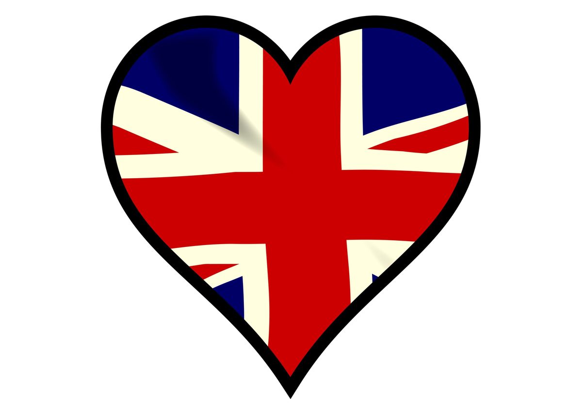 'Love Britain' Poster, picture, metal print, paint by HomeStead Digital ...