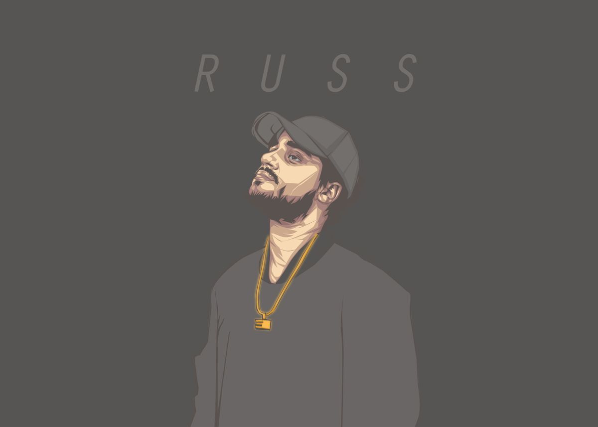 'russ vitale' Poster by jerome vicente | Displate