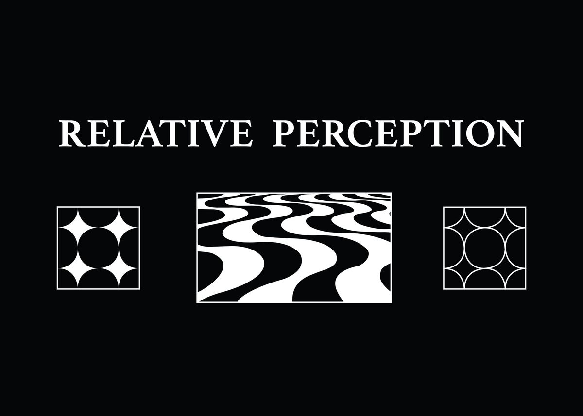 'Relative Perception' Poster by Dino | Displate
