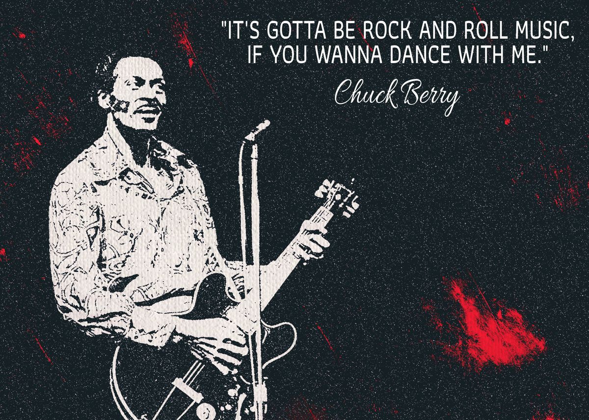 'Chuck Berry' Poster by TI KI | Displate