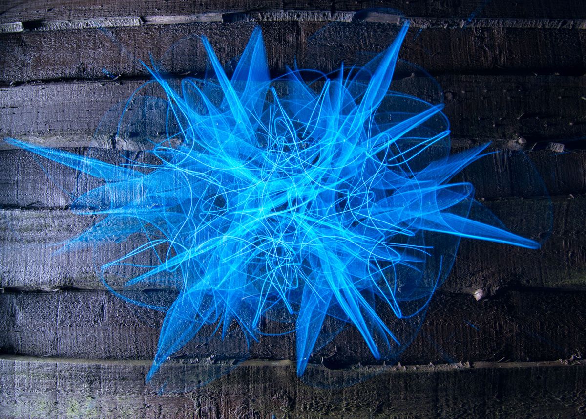 'Light Graff' Poster, picture, metal print, paint by Tim | Displate