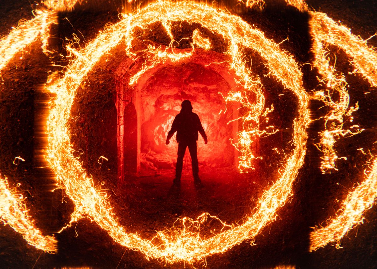 'Ring Of Fire' Poster by Tim | Displate