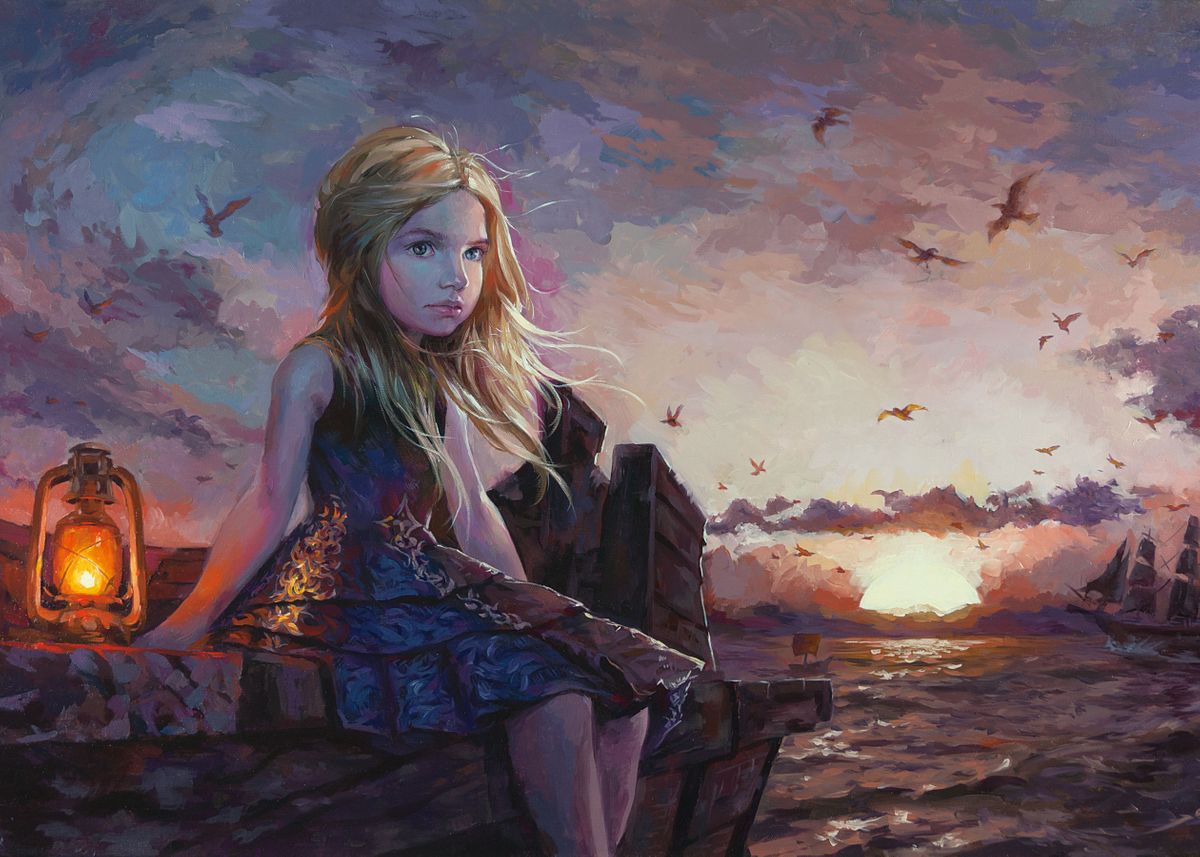 'Eternal ' Poster, picture, metal print, paint by Max Feng | Displate