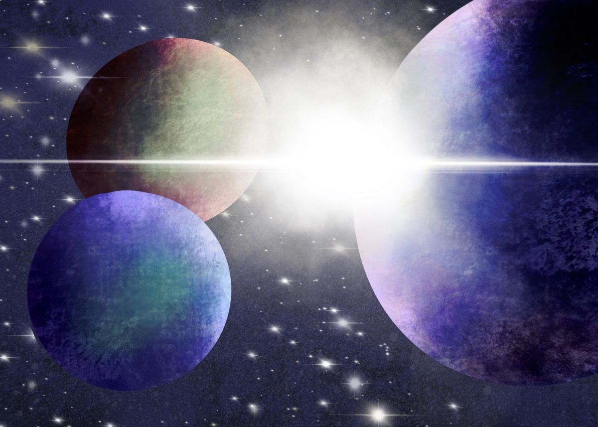 'Space in a box ' Poster by Elfout arts | Displate