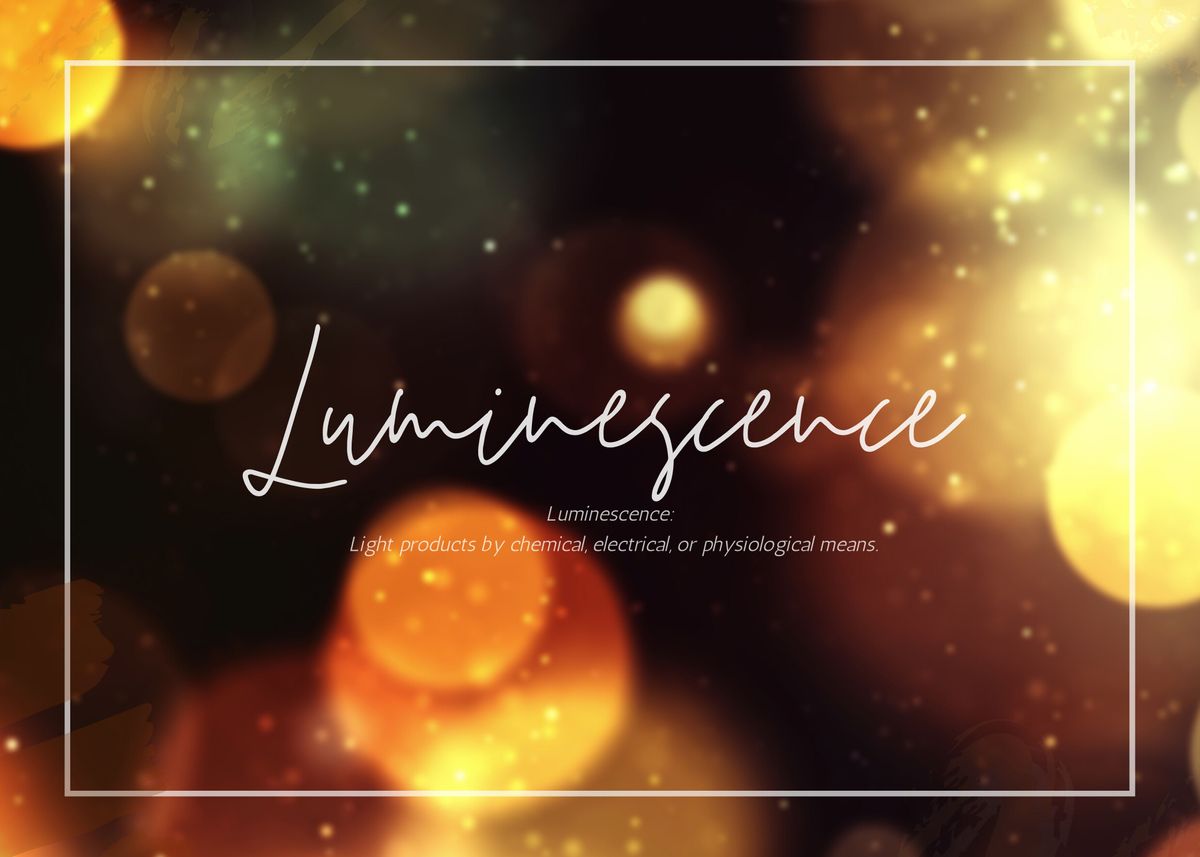 'Luminescence' Poster by Kimberly Composition | Displate