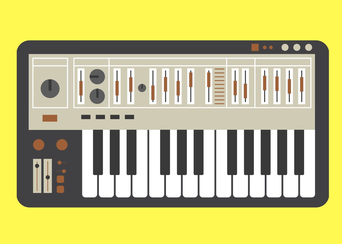 'music instrument art' Poster, picture, metal print, paint by Shahena ...