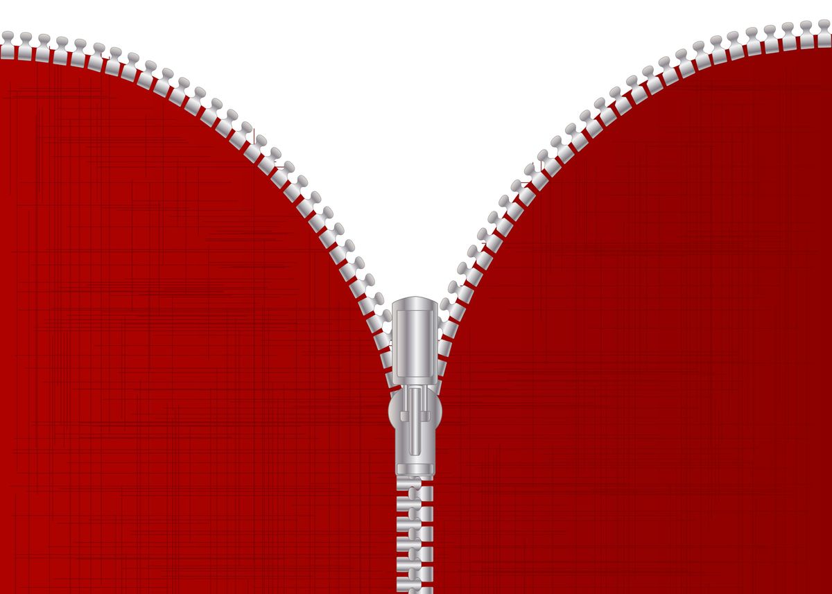 'Zipper' Poster, picture, metal print, paint by HomeStead Digital ...