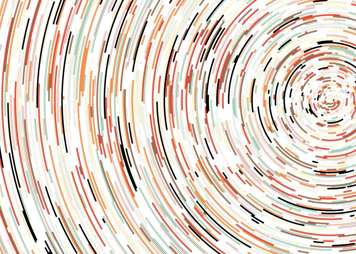 'Universe Circular' Poster, picture, metal print, paint by Iurii ...