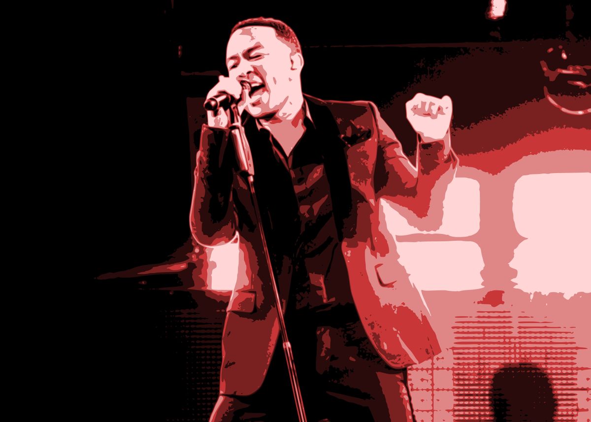 'John Legend ' Poster, picture, metal print, paint by Josh B | Displate