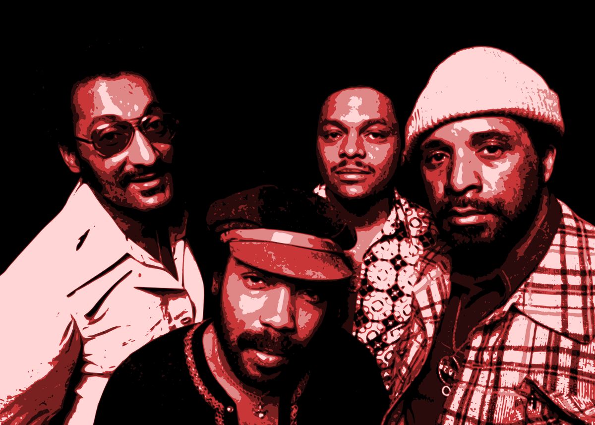 'Four Tops' Poster, picture, metal print, paint by Josh B | Displate