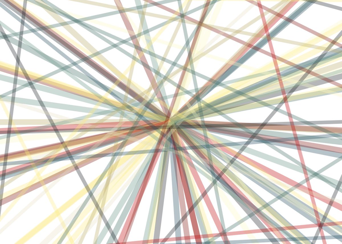 'Universe Colorful Lines ' Poster, picture, metal print, paint by Iurii ...