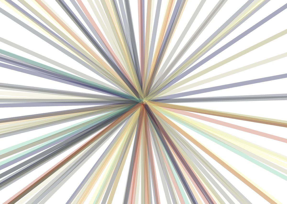 'Universe Colorful Lines ' Poster, picture, metal print, paint by Iurii ...