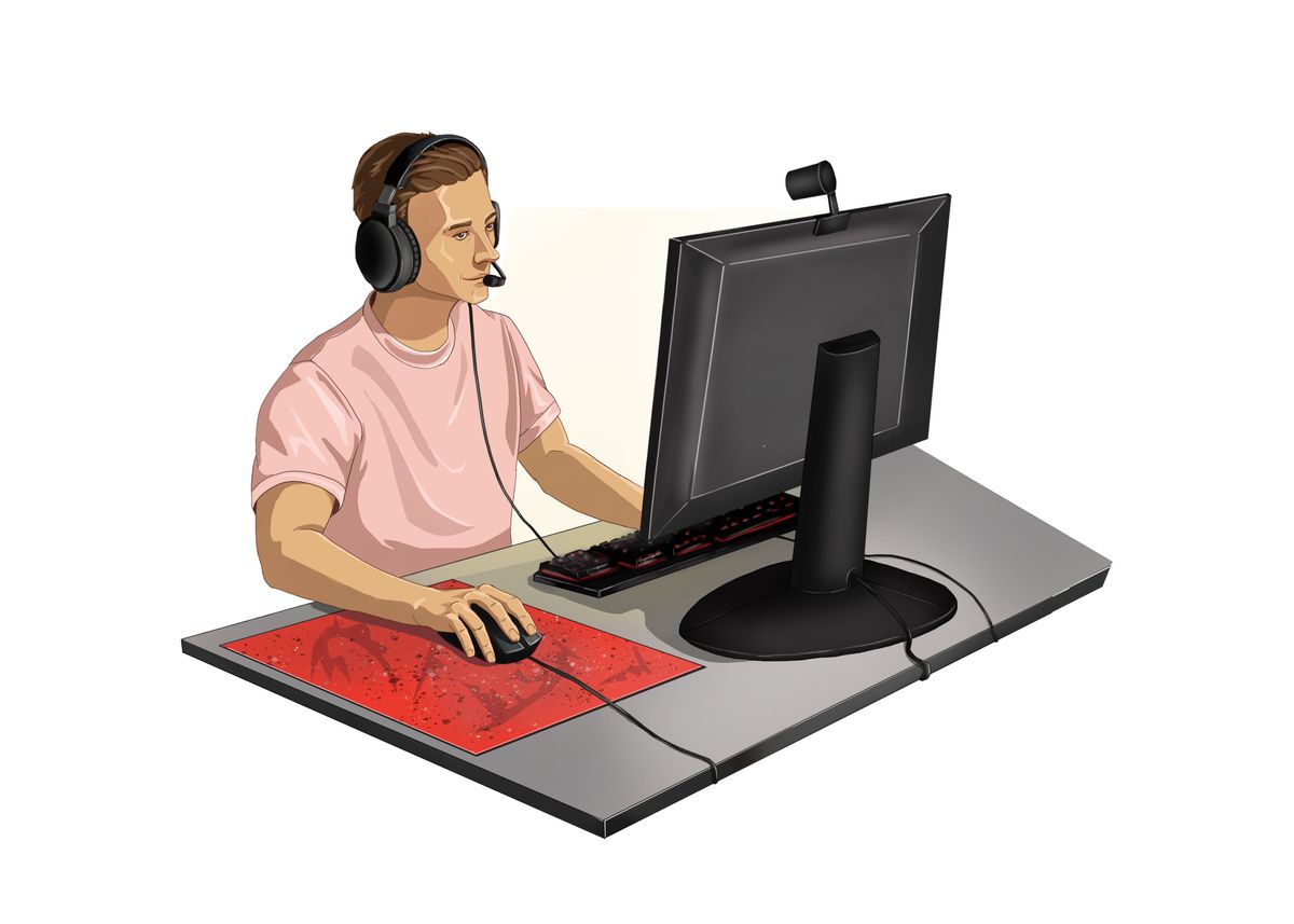 'Streamer draw' Poster, picture, metal print, paint by Tristan Berguer ...