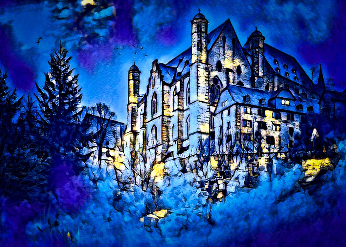 'The Noble Castle' Poster, picture, metal print, paint by ANDRE MCKAY ...