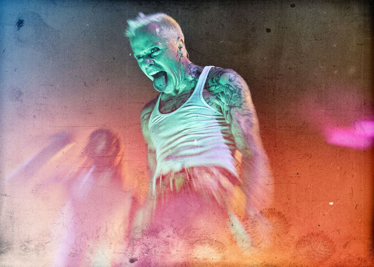 'Keith Flint Prodigy' Poster, picture, metal print, paint by ...