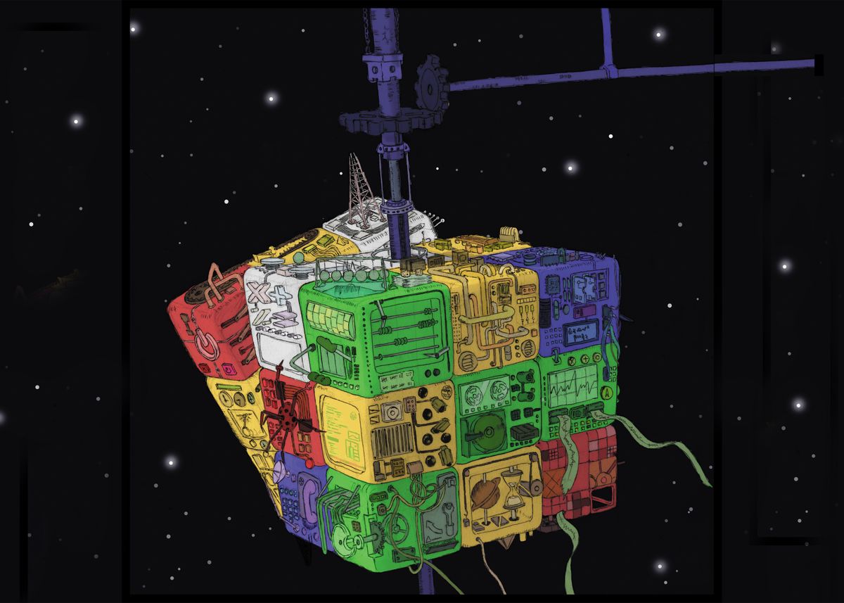 'Computronium' Poster, picture, metal print, paint by Versaphile | Displate