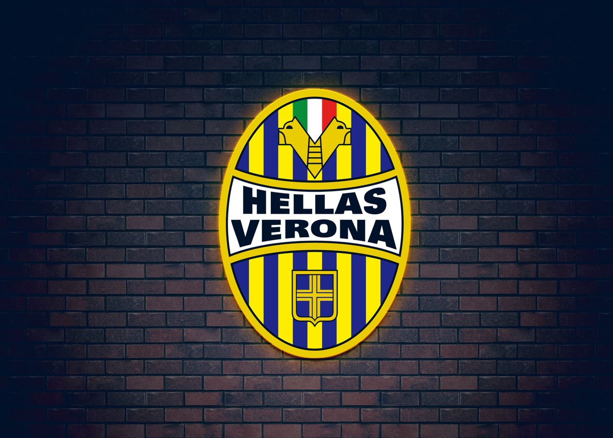 'Hellas Verona Logo' Poster, picture, metal print, paint by MarjorieC ...