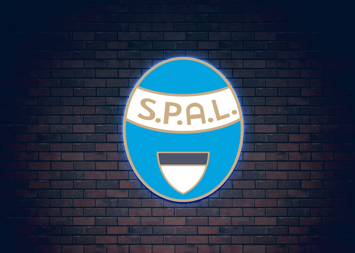 'SPAL Logo' Poster, picture, metal print, paint by MarjorieC Newlin ...