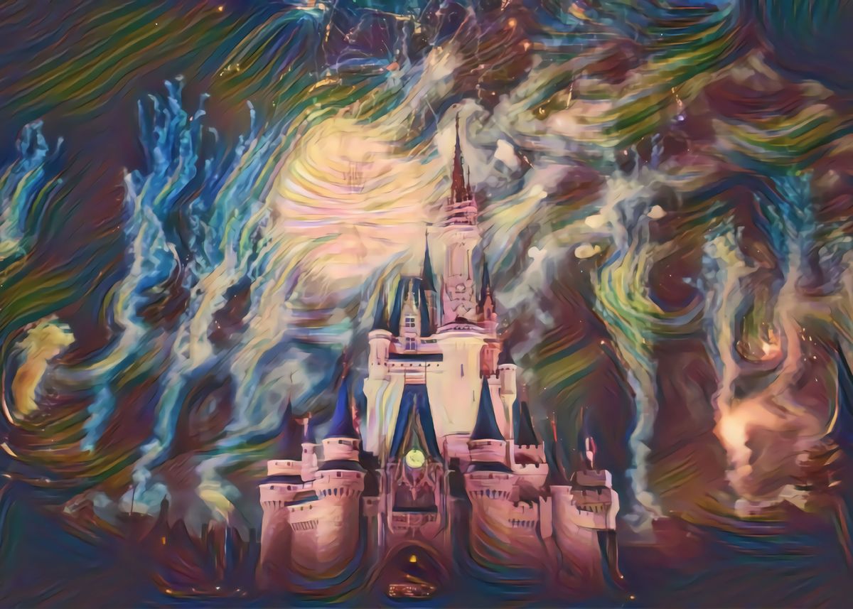 'Color Fantasy' Poster, picture, metal print, paint by lokokina | Displate