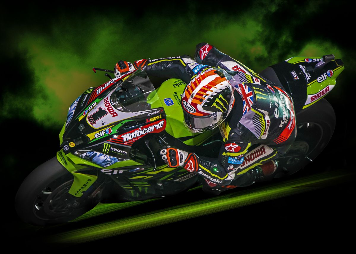 'Jonathan Rea' Poster, picture, metal print, paint by Chris Lewis ...