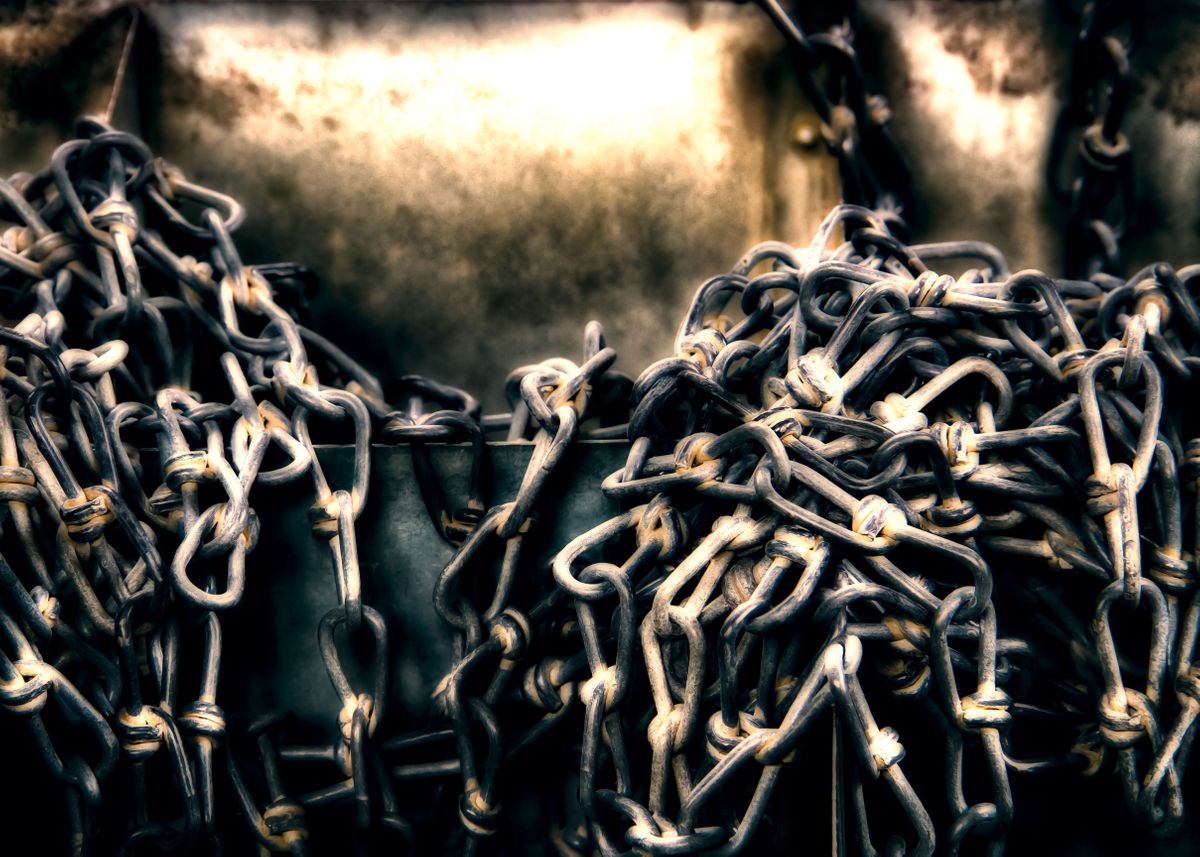 'Old Chains' Poster by Sebastian Taschner | Displate