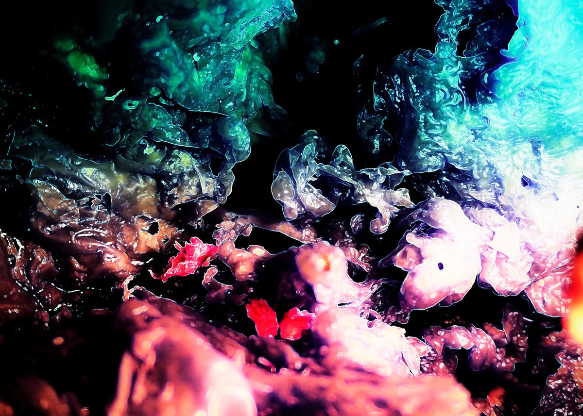 'Crystal Depths' Poster, picture, metal print, paint by Monoglyph ...