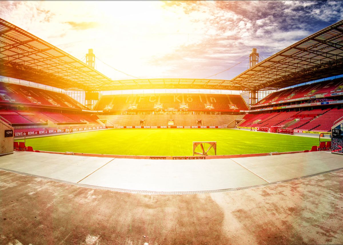'1 FC Koln koeln STADION' Poster, picture, metal print, paint by ...