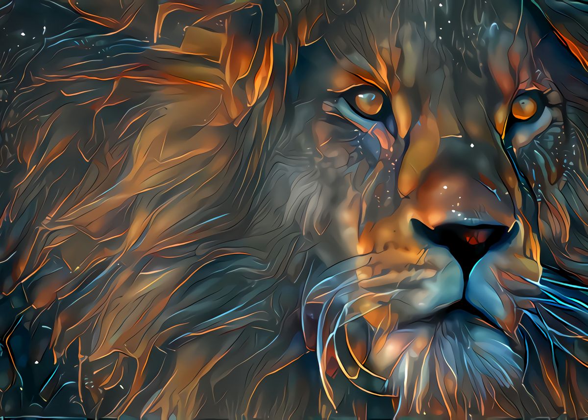 'Animal' Poster, picture, metal print, paint by Yann Maillet | Displate