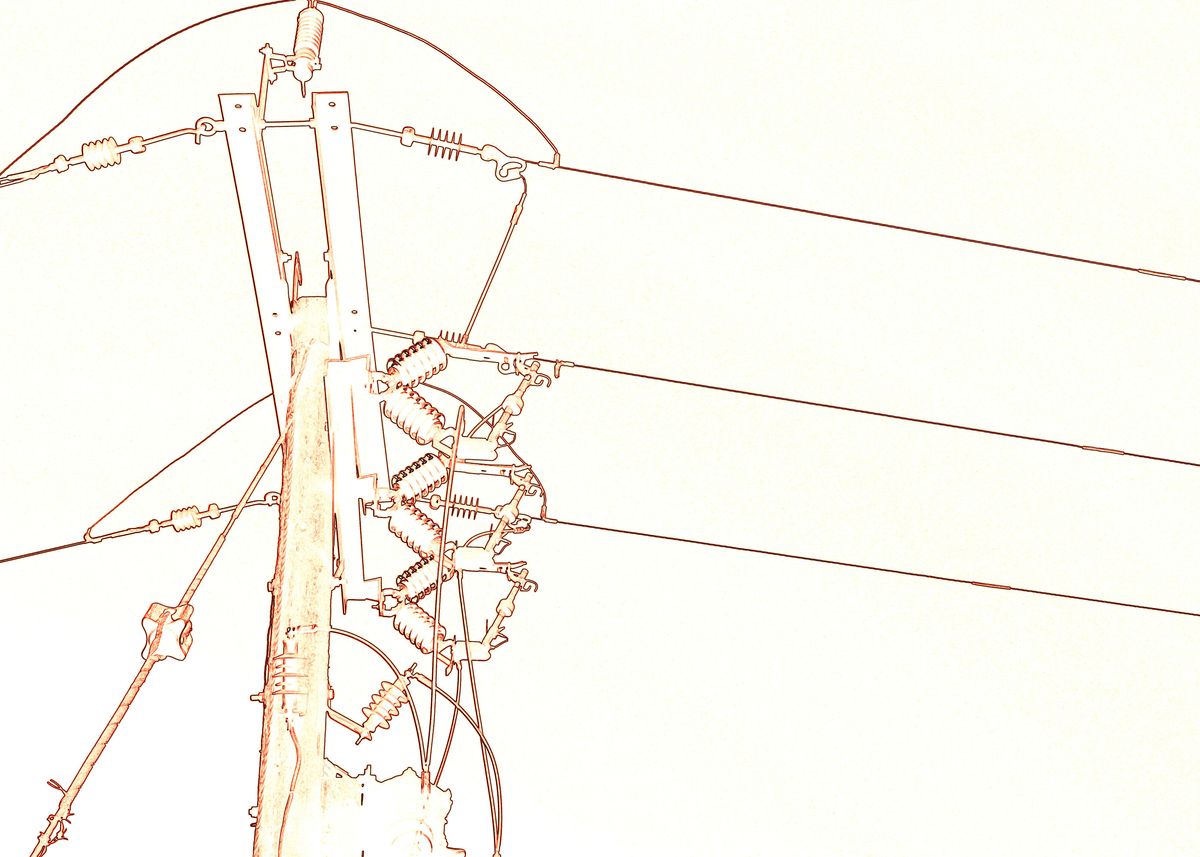 'Pylon XVII' Poster, picture, metal print, paint by Monoglyph | Displate