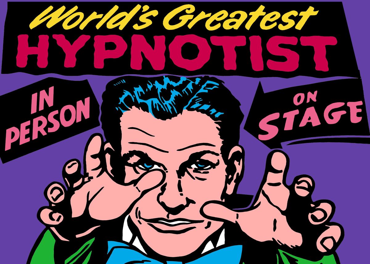 'WORLDS GREATEST HYPNOTIST' Poster by Shane Swank | Displate