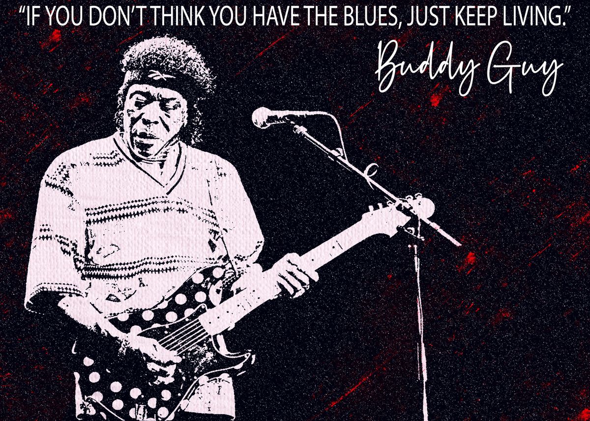 'Buddy Guy' Poster by TI KI | Displate