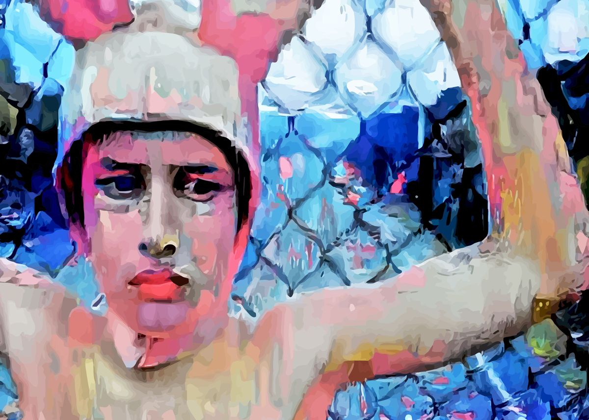 'Bunny Boy from Gummo' Poster, picture, metal print, paint by Shane ...