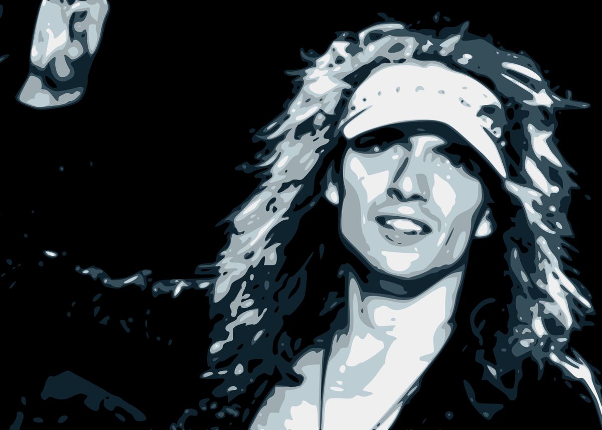 'Justin Hawkins ' Poster, picture, metal print, paint by Creatify ...