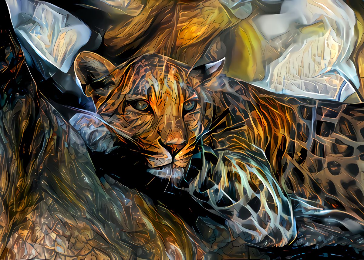 'Digital Art Animal' Poster by Yann Maillet | Displate