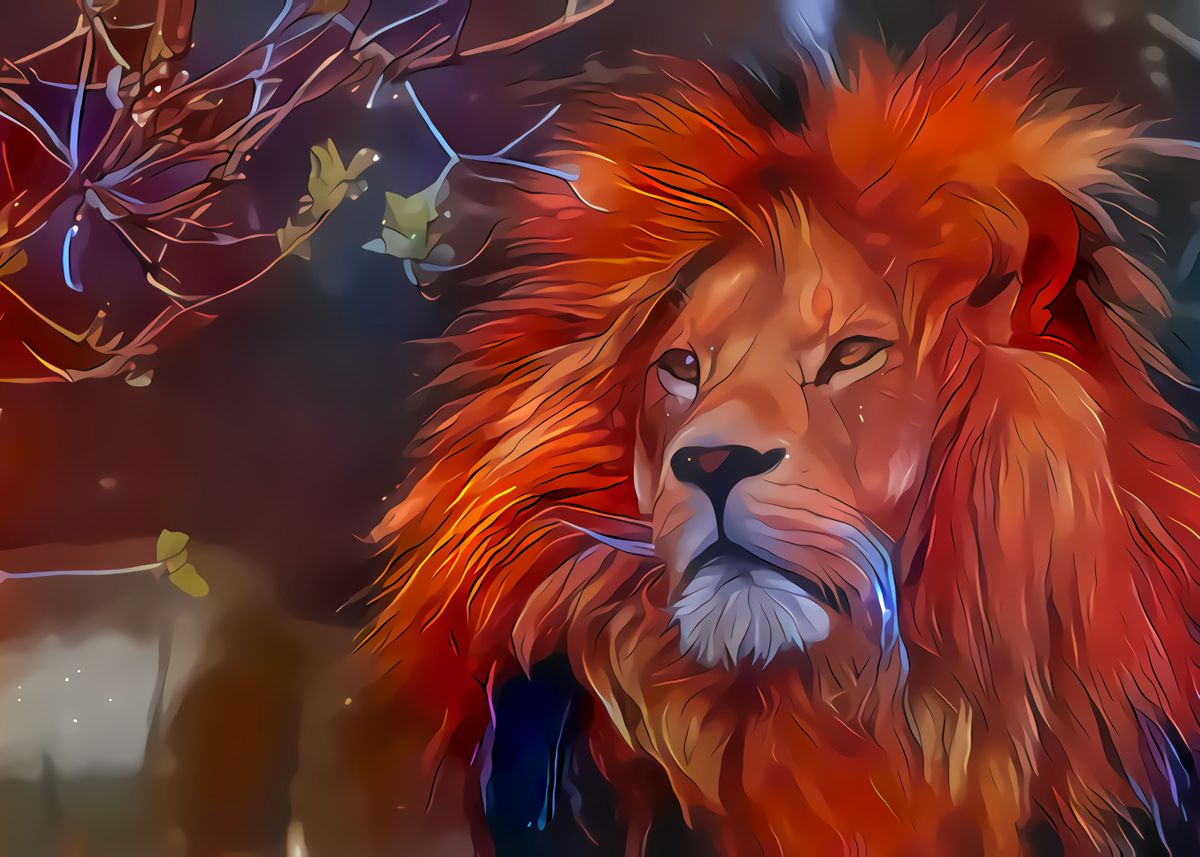 'Digital Art Animal' Poster by Yann Maillet | Displate
