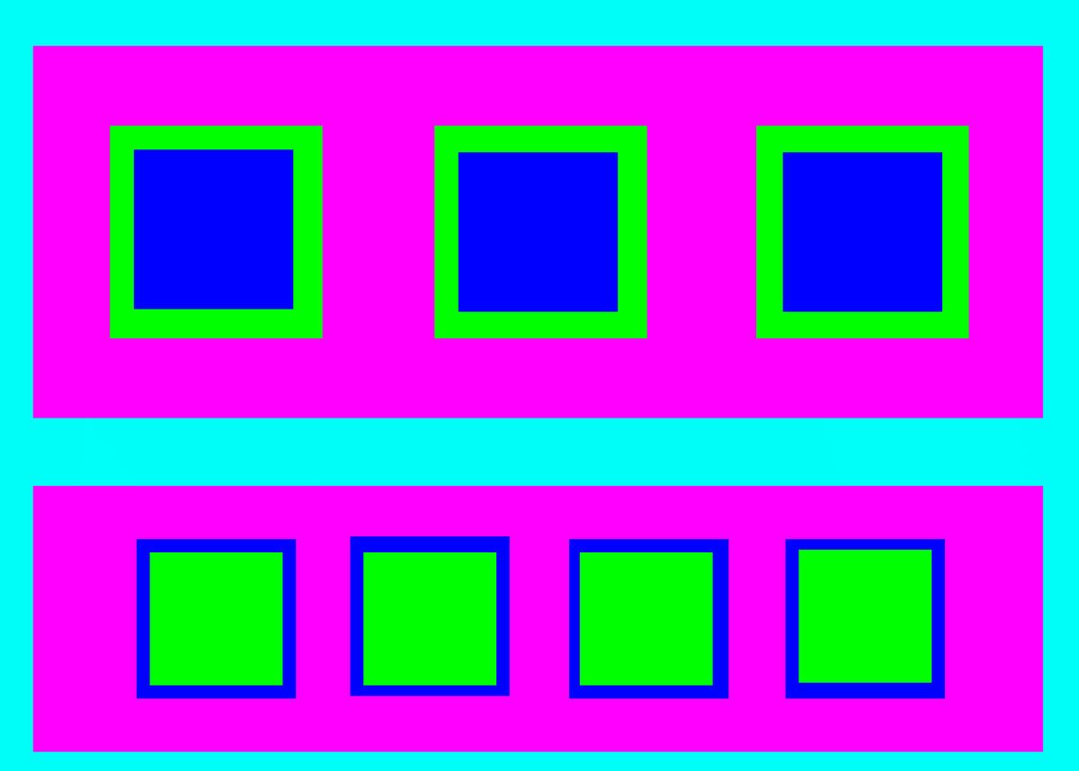 'Seven Squares' Poster, picture, metal print, paint by Avery Knox ...