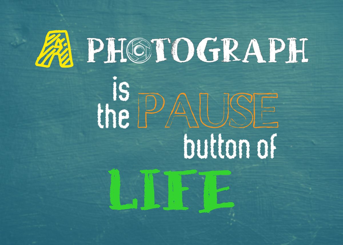 'Pause' Poster, picture, metal print, paint by Ines Zajia | Displate