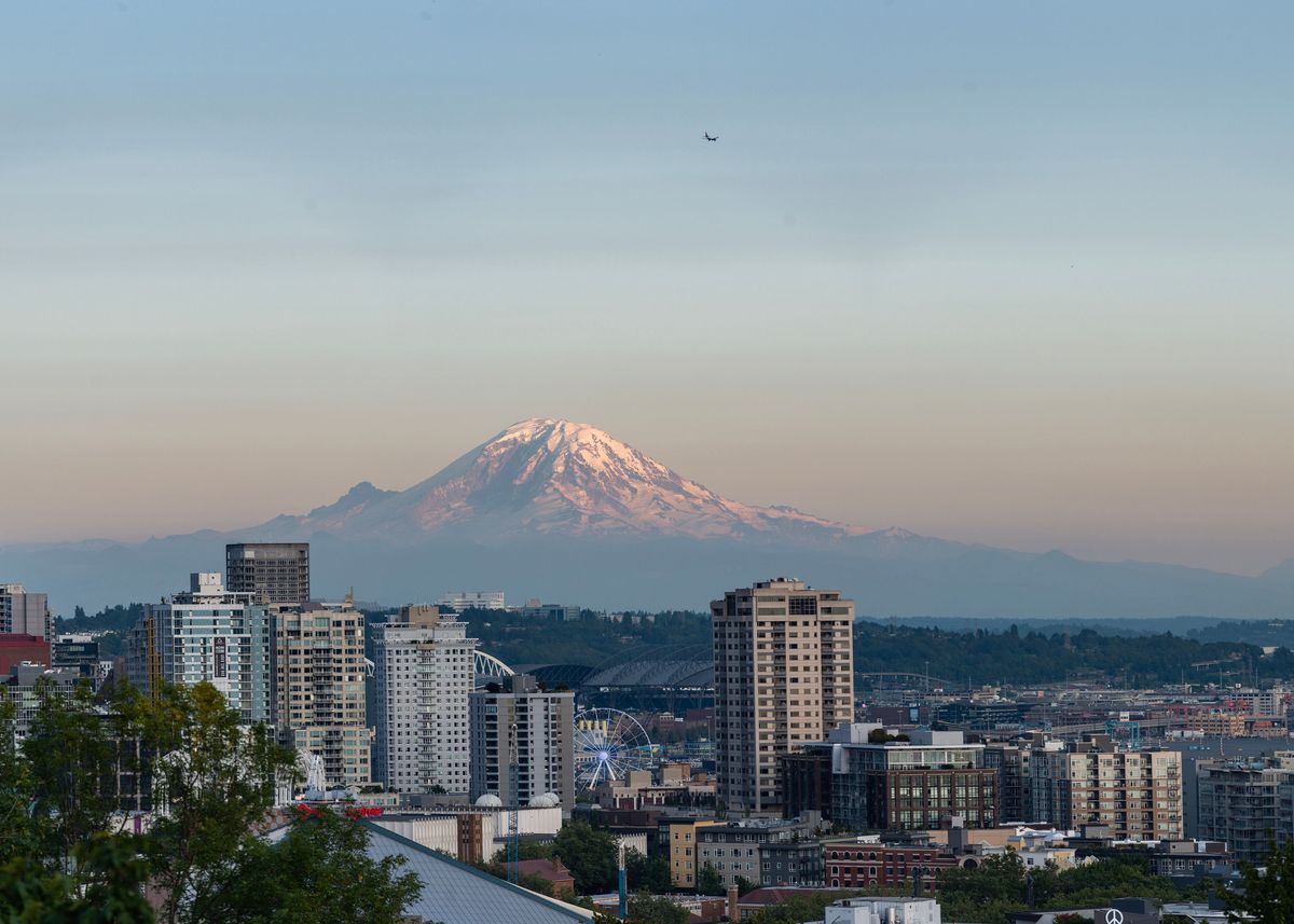 'Seattle B' Poster, picture, metal print, paint by Josh Boak | Displate