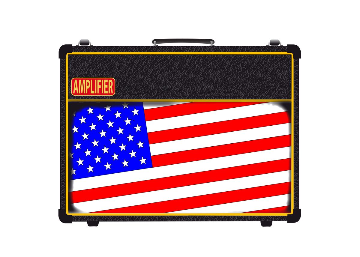 'USA Rock Amplifier' Poster, picture, metal print, paint by HomeStead ...