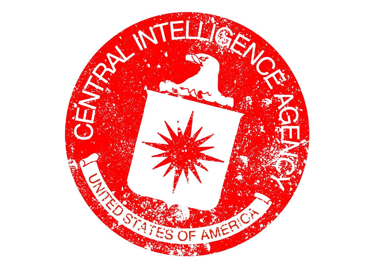 'CIA Rubber Stamp' Poster, picture, metal print, paint by HomeStead ...