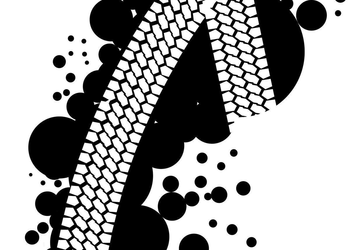 'Tyre Tread' Poster, picture, metal print, paint by HomeStead Digital ...