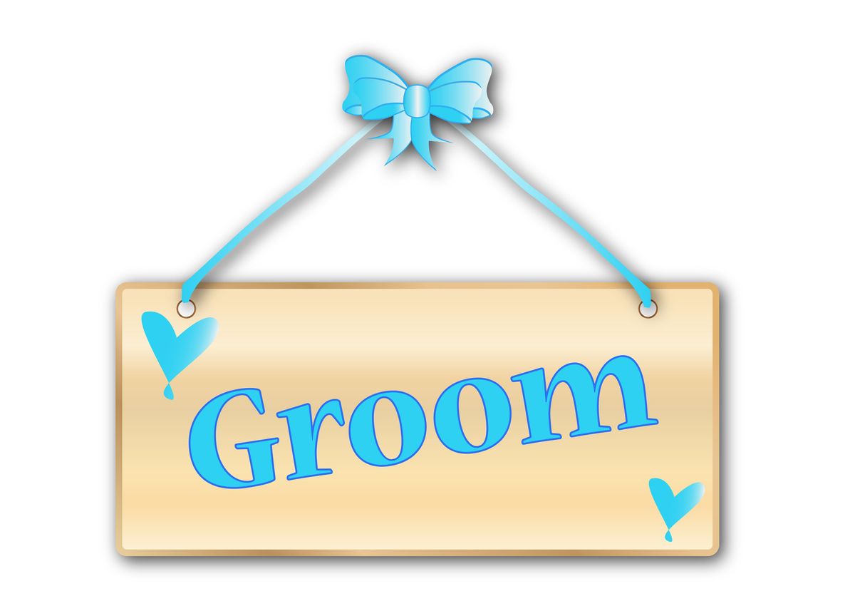 'Groom Sign' Poster, picture, metal print, paint by HomeStead Digital ...